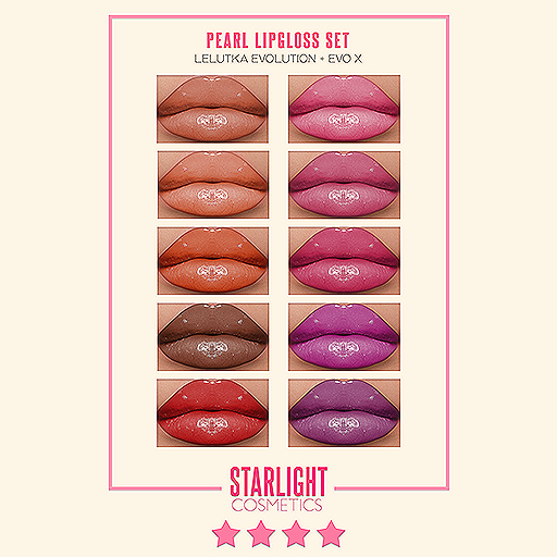 Second Life Marketplace - Starlight. - Pearl Lipgloss[LeL/EVOX][UNPACK]
